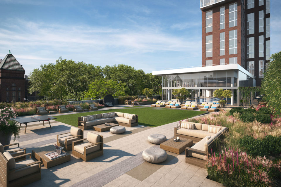 40K sqft of Amenities at Hub | BK Apartment Rentals